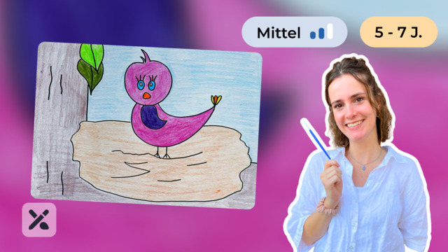 Eine Biene malen – einfache Schritt-für-Schritt Anleitung